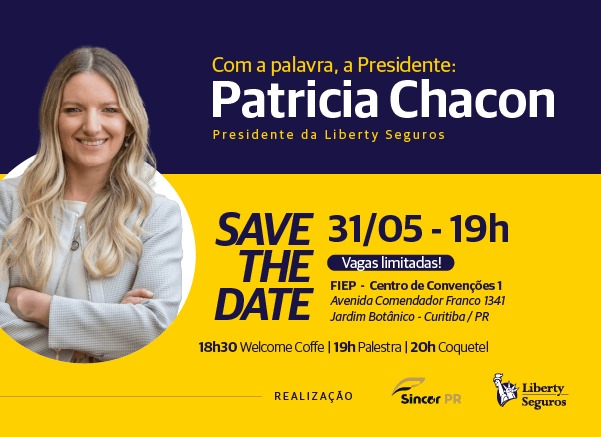 Inscreva-se para palestra da CEO da Liberty, Patricia Chacon, dia 31 ...